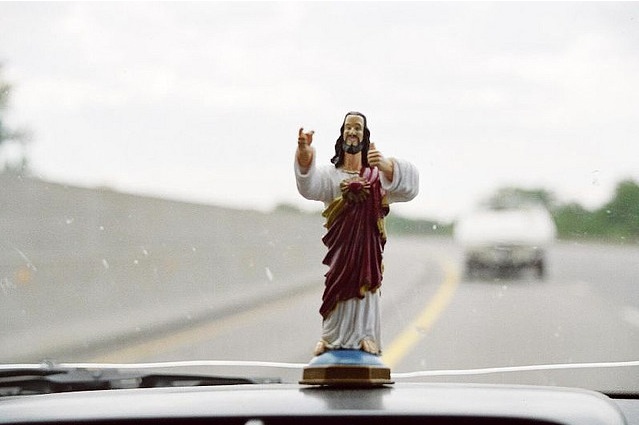 “Plastic Jesus, sittin’ on the dashboard…” | The Jesus Question